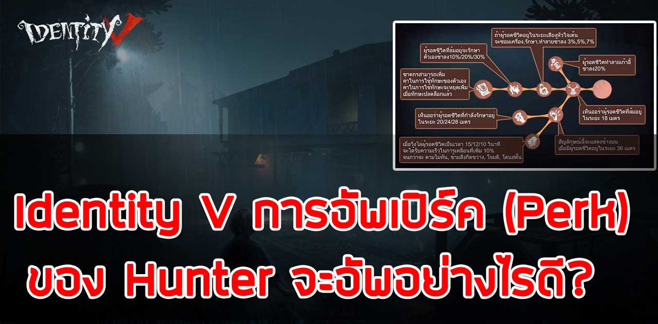 Identity V การอัพเปิร์ค (Perk) ของ Hunter จะอัพอย่างไรดี? - I3siam ...